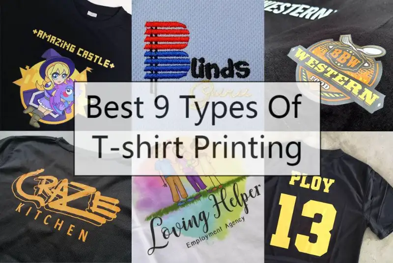 Top 8 Types Of T-shirt Printing : Master The Custom Art Now